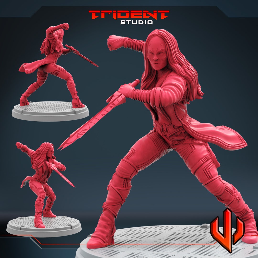Gamora B (fan Art Sculpted by Trident Studio) (crisis Protocol Proxy ...