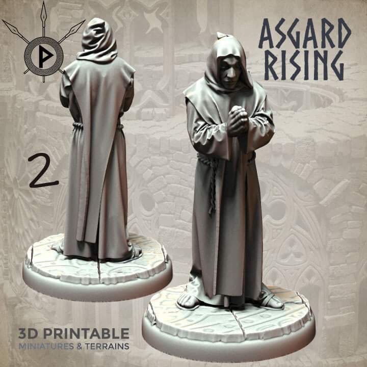 English Monk by Asgard Rising cleric / priest / warband | Etsy