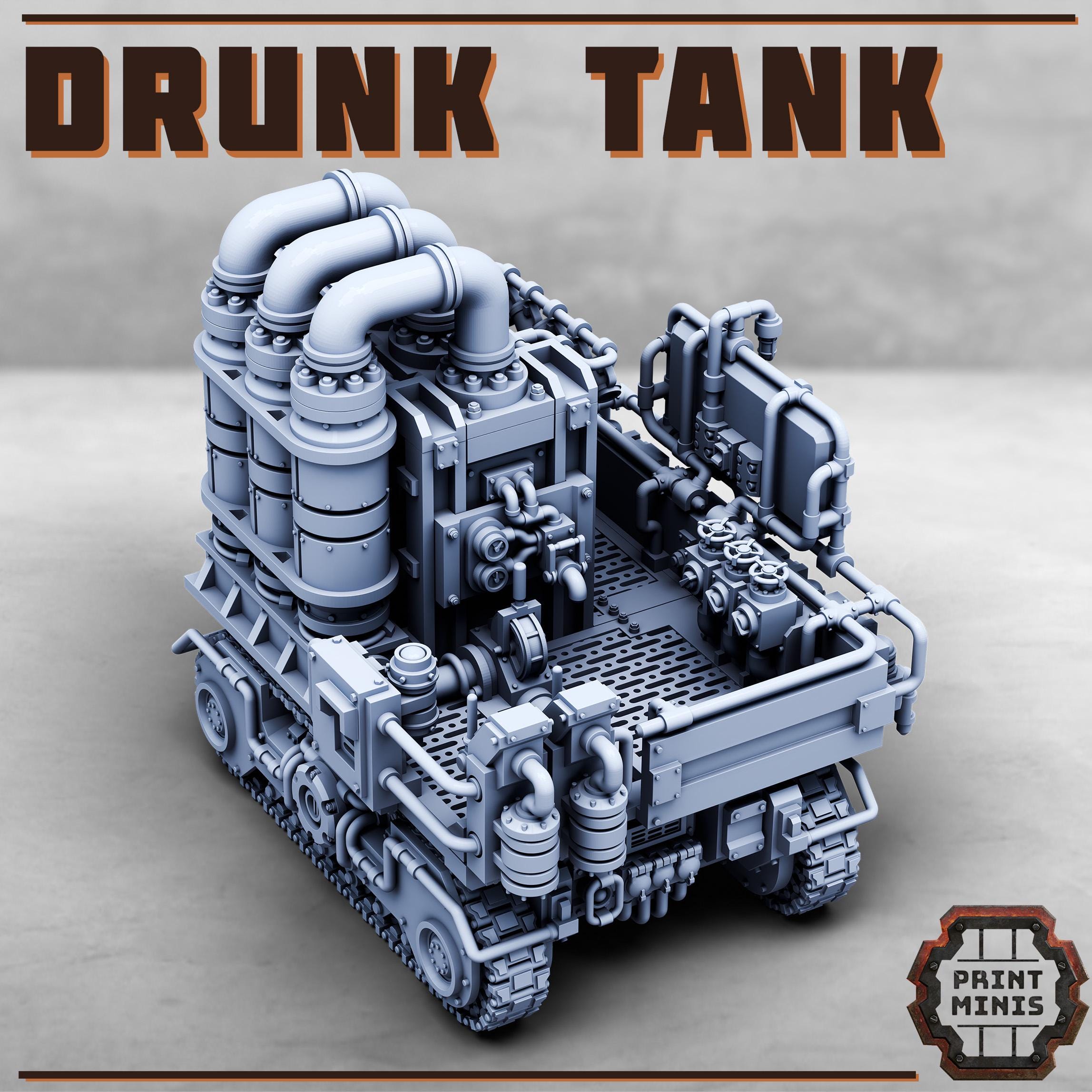 Drunk Tank Vehicle (sculpted by Printminis) - Etsy