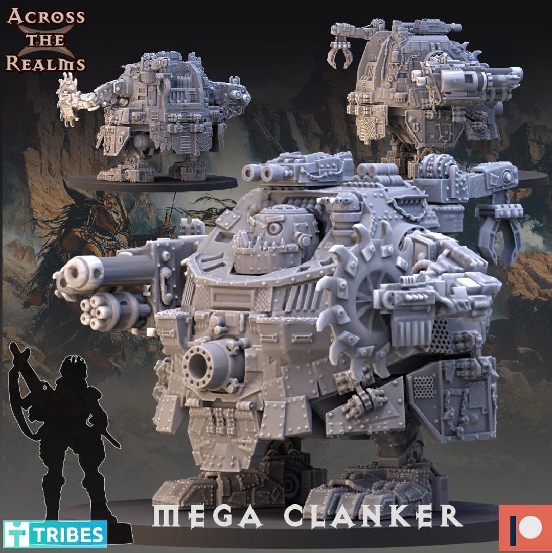 Mega Clanker - 8mm Scale (sculpted by Across the Realms) - Etsy