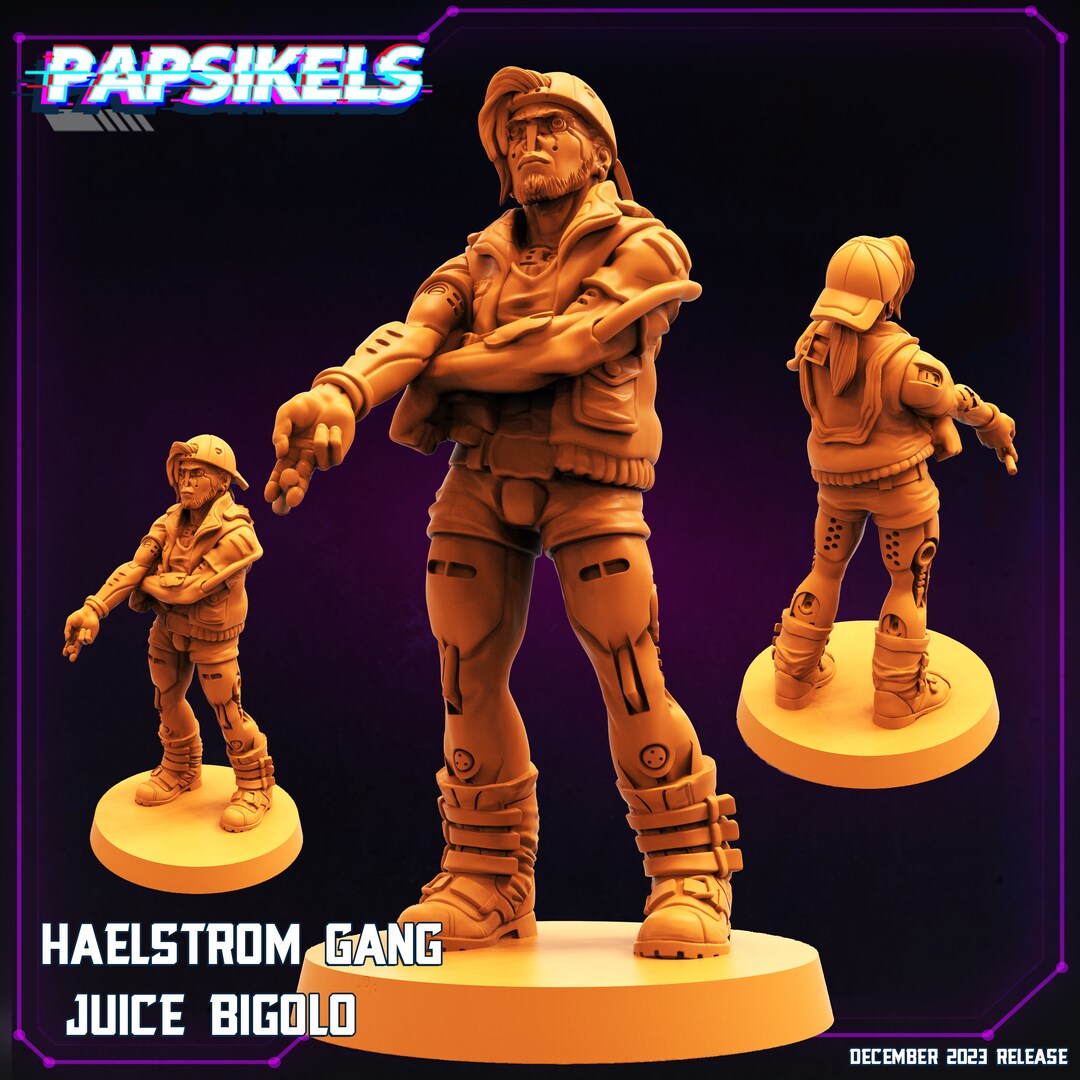 Haelstrom Gang - Juice Bigolo (sculpted by Papsikels) - Etsy