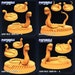 Xenomorph Alien Chest Burster - Set of 4 (sculpted by Papsikels) - Etsy UK