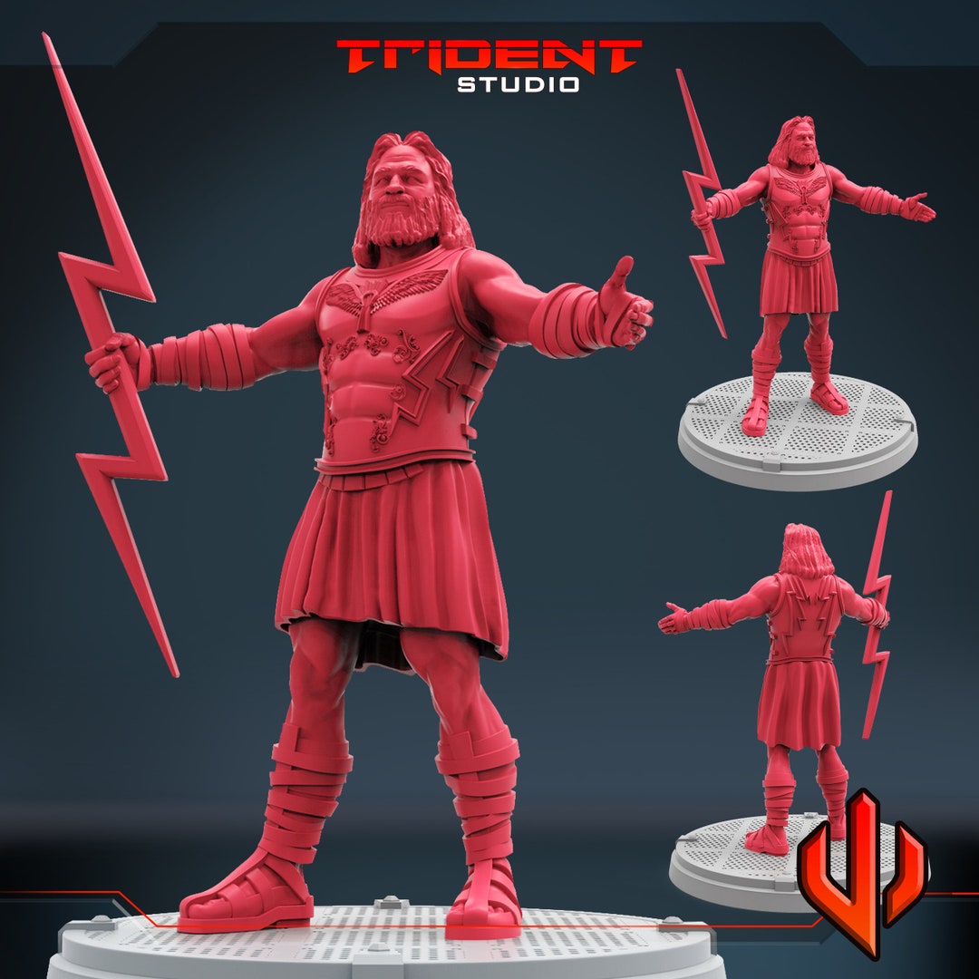 Zeus (fan Art Sculpted by Trident Studio) (crisis Protocol Proxy ...