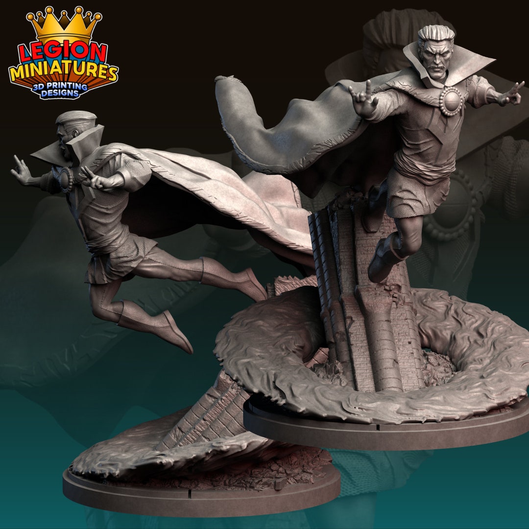 Doctor Strange Fan-art 40mm Miniature (sculpted by Legion Miniatures ...
