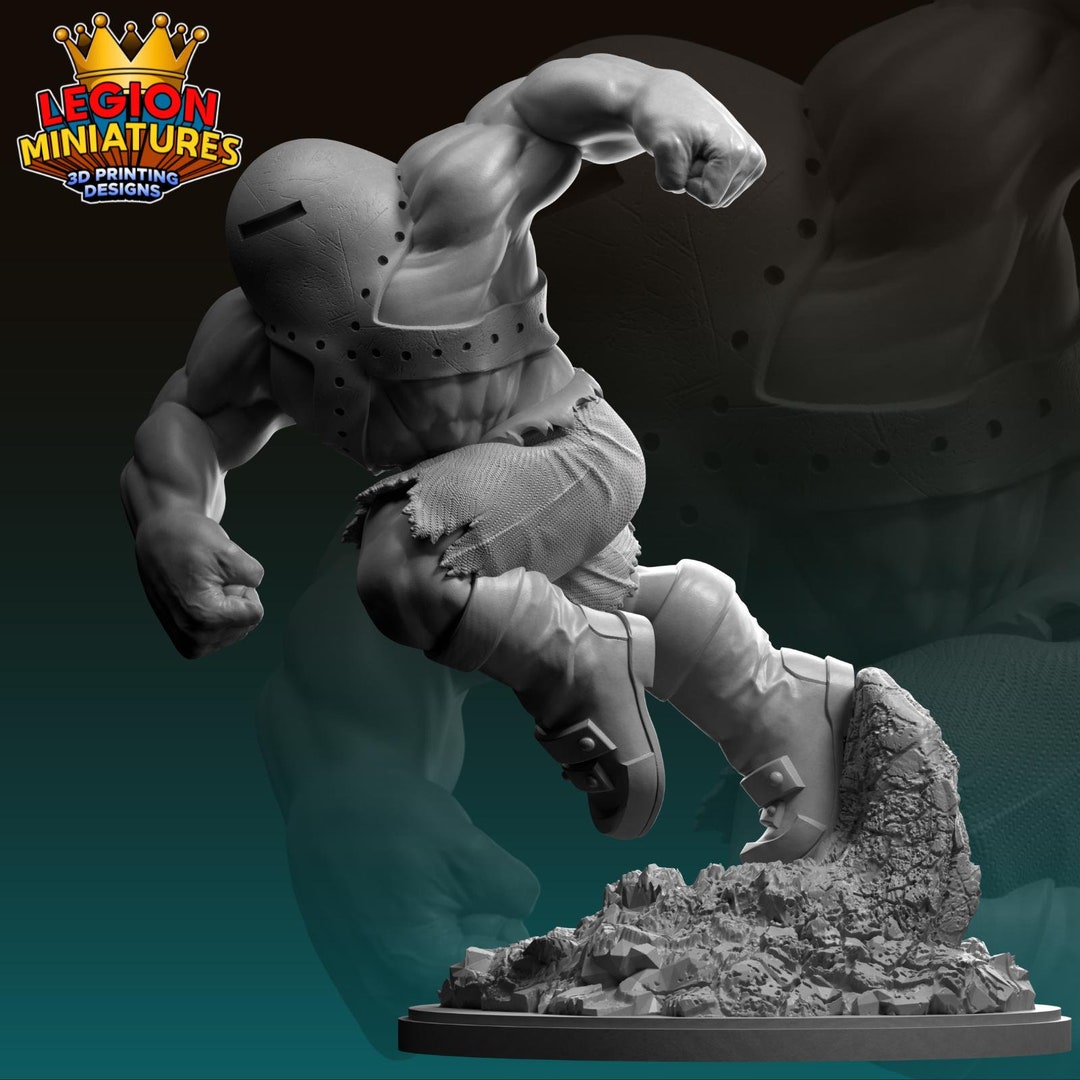 Ultimate Juggernaut Fan-art 40mm Miniature (sculpted by Legion Miniatures) (crisis Protocol ...