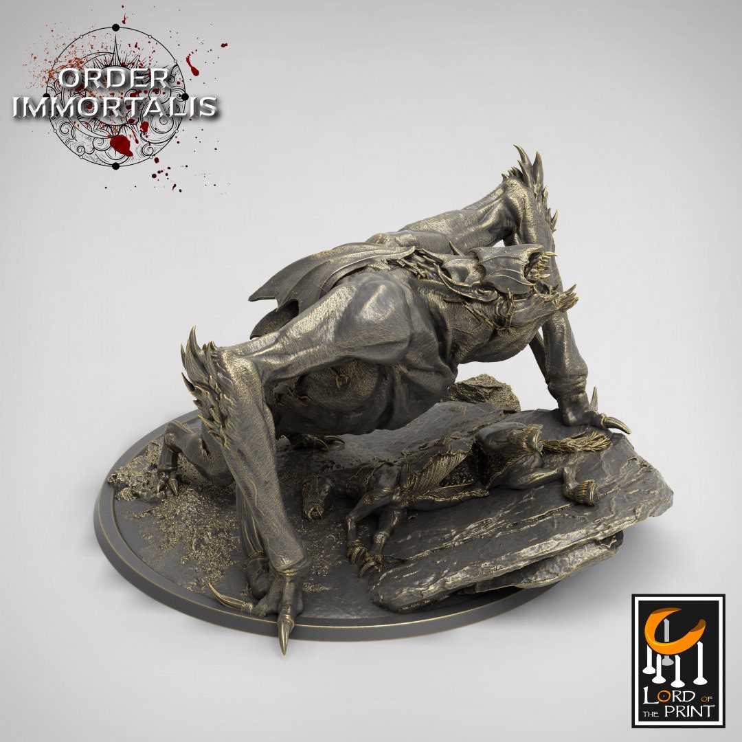Crawling Bat Screamer sculpted by Rescale Miniatures - Etsy