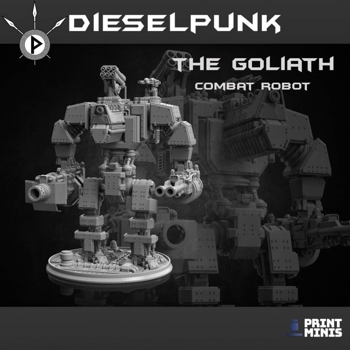 Goliath Combat Robot Kit by Print Minis | Etsy