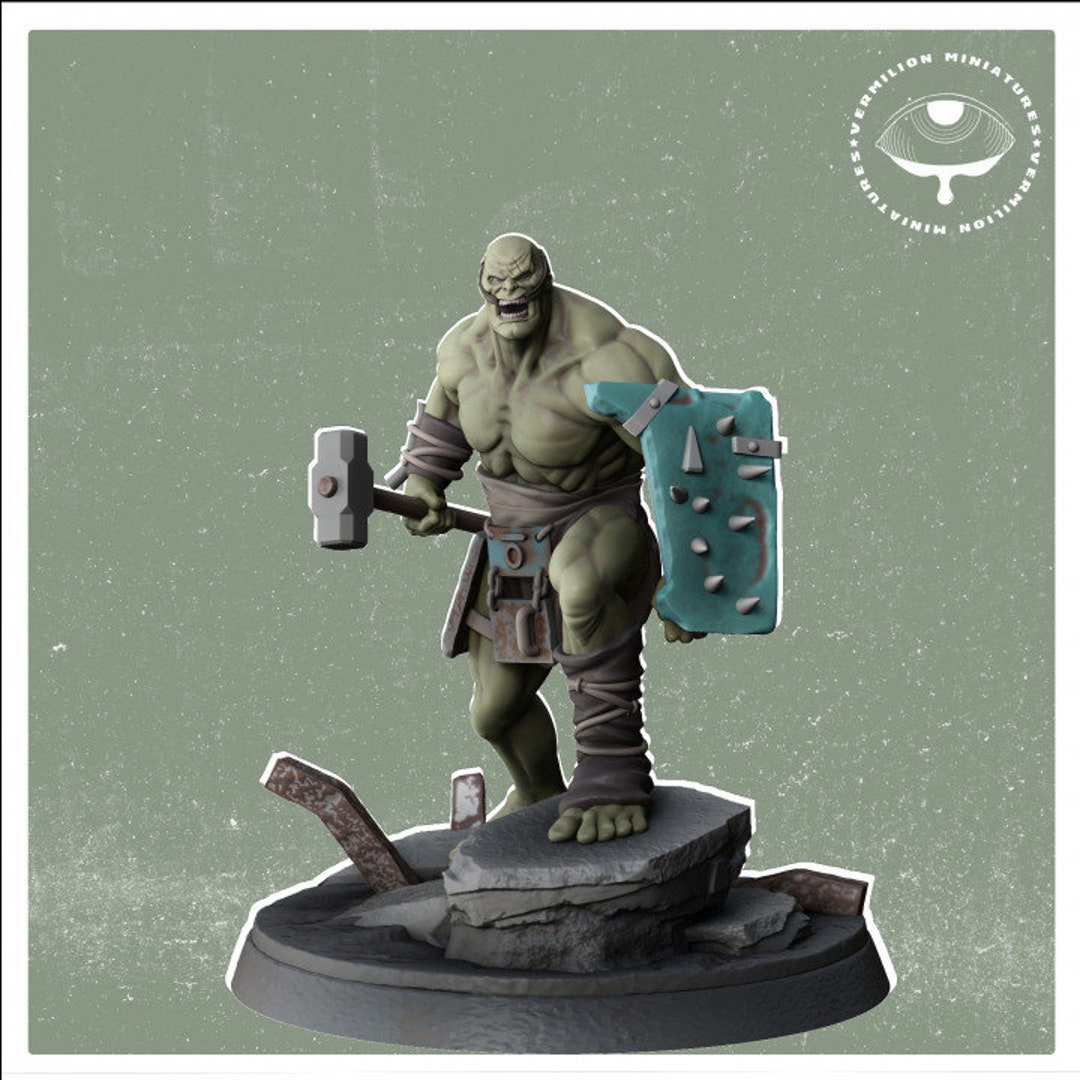 Atomic Mutant With Sledgehammer sculpted by Vermillion Miniatures - Etsy