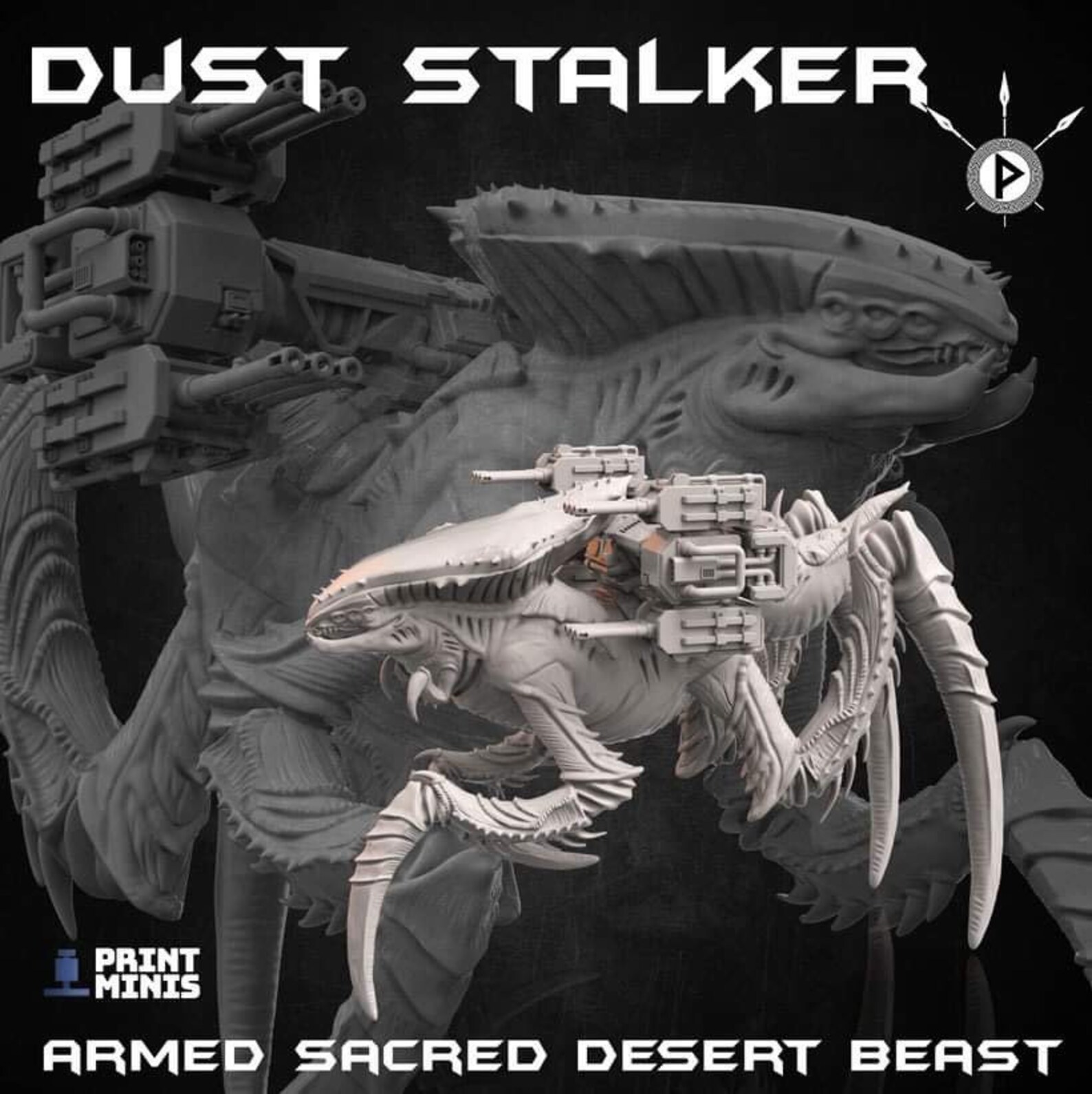 Dust Stalker Giant Alien/monster by Print Minis - Etsy UK