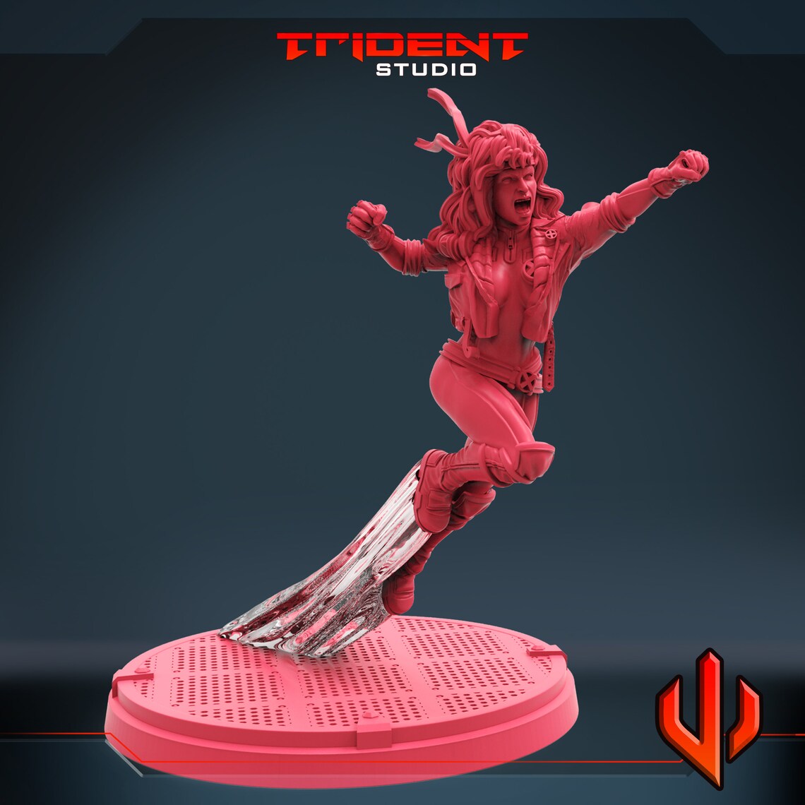 Rogue fan Art Sculpted by Trident Studio crisis Protocol - Etsy