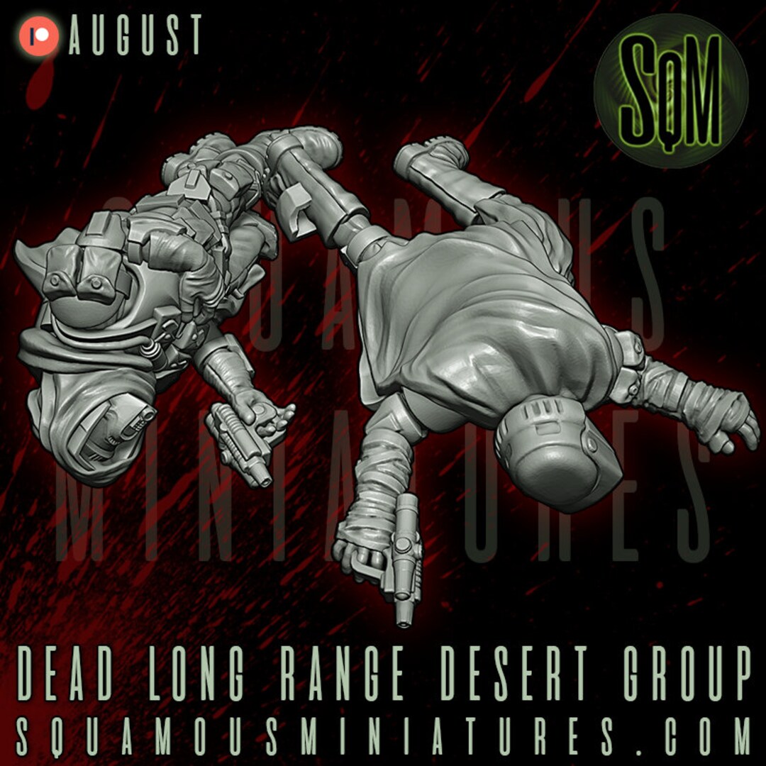 Long Range Desert Group dead Set of 2 sculpted by Squamous Miniatures ...