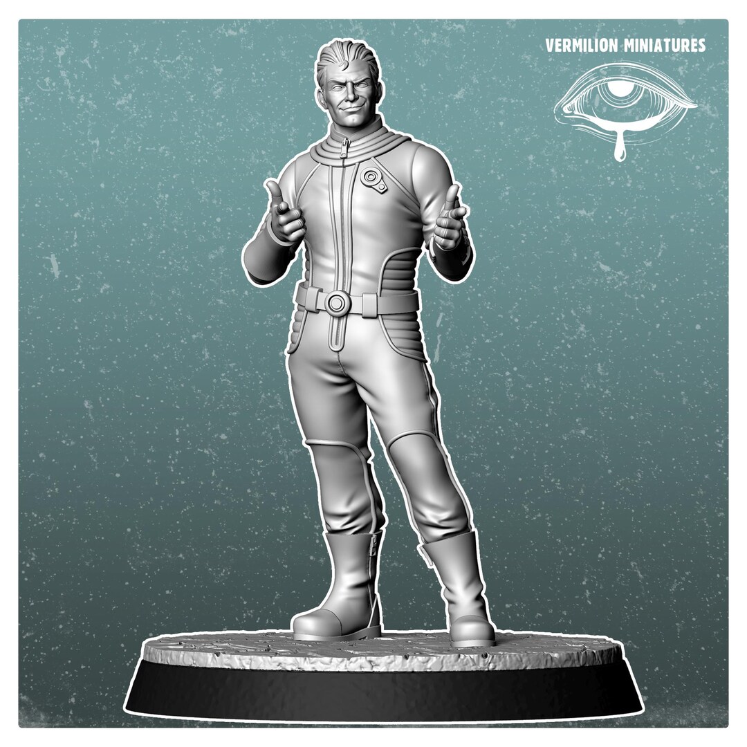 Charisma Hero - Nuclear Classics (sculpted by Vermillion Miniatures) - Etsy