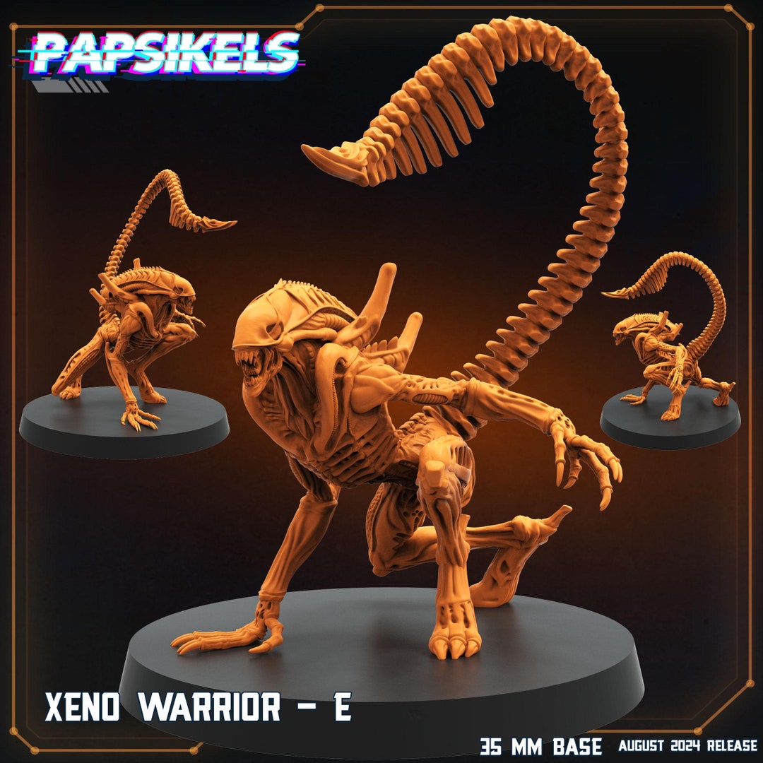 Xeno Warrior E - Xenomorph Fan Art (sculpted by Papsikels) - Etsy
