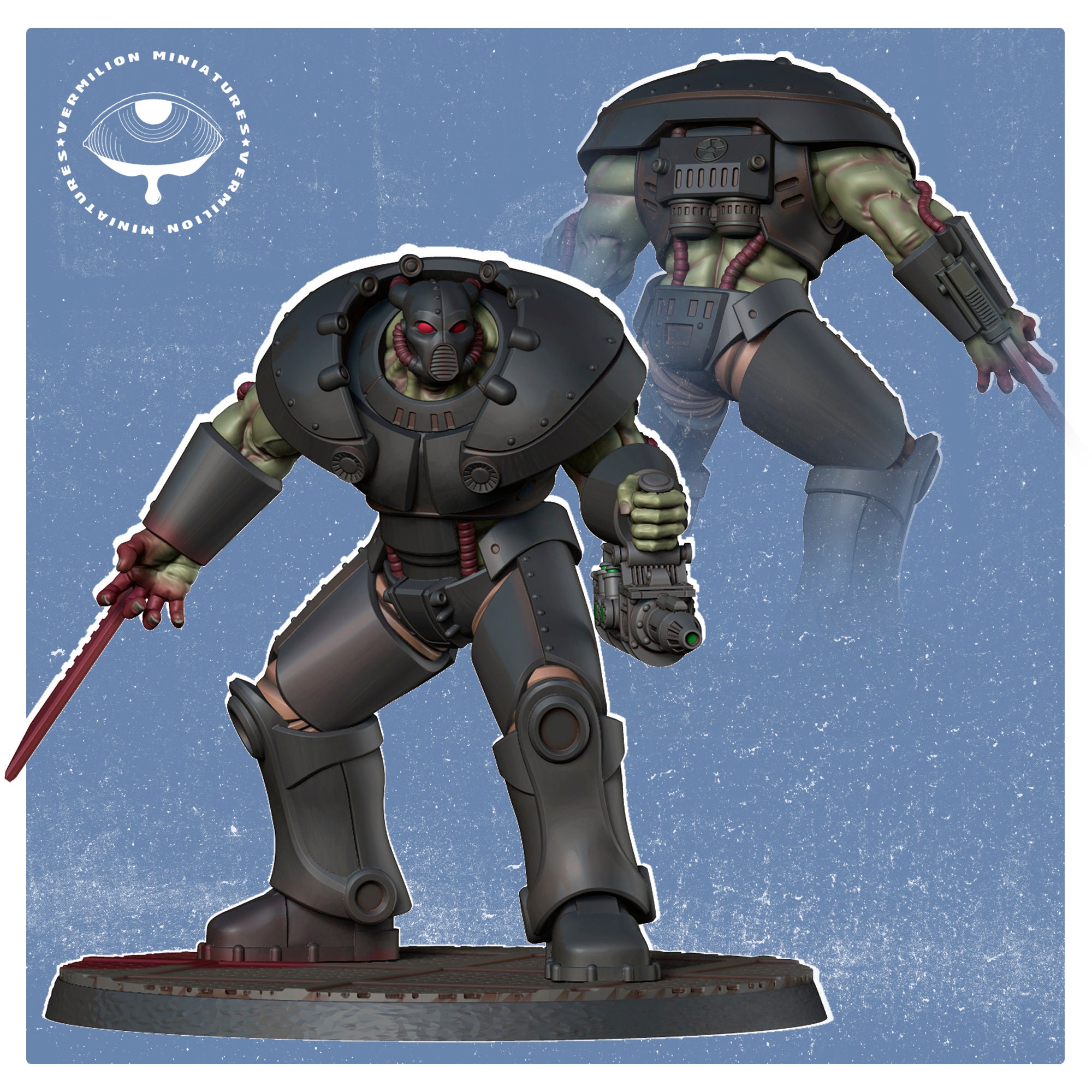 The Big Guy Secret Service sculpted by Vermillion - Etsy UK