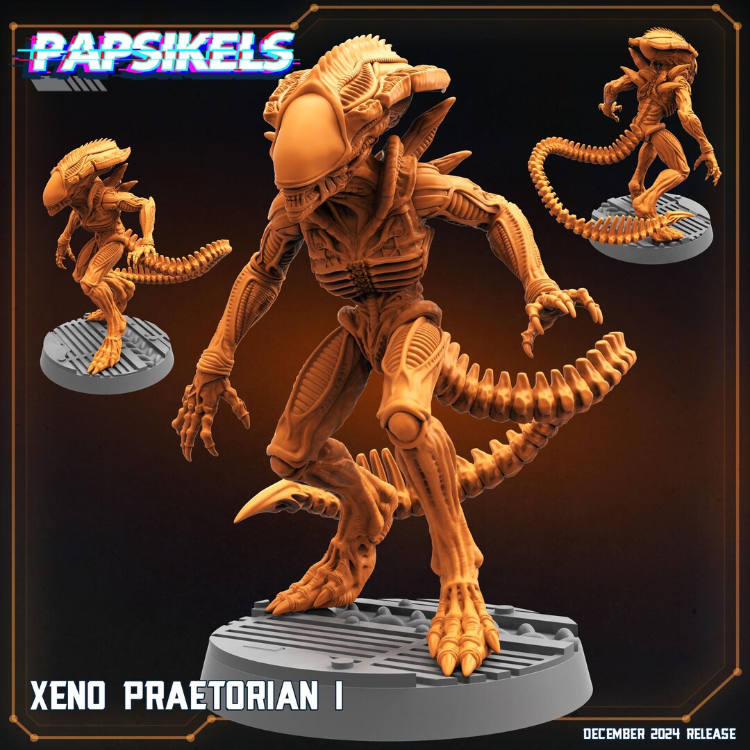 Xeno Praetorian I - Xenomorph Fan Art (sculpted by Papsikels) - Etsy