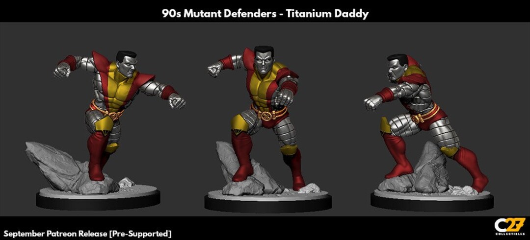 Colossus / Titanium Daddy 40mm Miniature (sculpted by C27 Collectibles ...