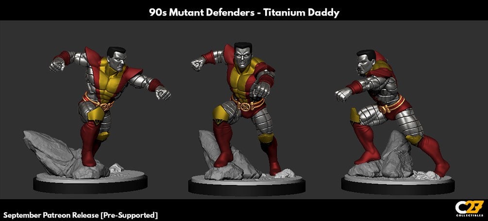 Colossus / Titanium Daddy 40mm Miniature sculpted by C27 - Etsy