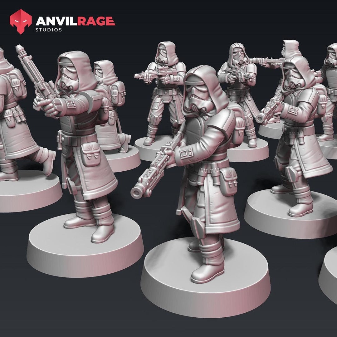 Winter Storm Soldiers - Set of 6/12 (sculpted by Anvilrage Studios) - Etsy
