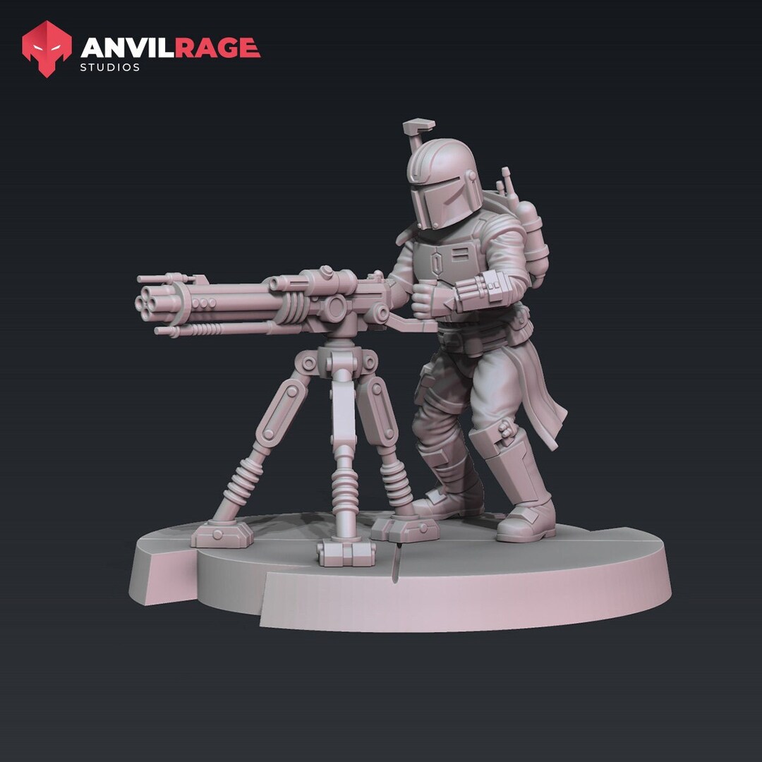 Old Way Mercenary Medium Blaster - 1 Turret (sculpted by Anvilrage ...