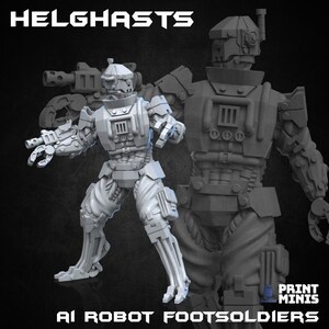 Helghasts Assault Robot (by Print Minis) - Etsy