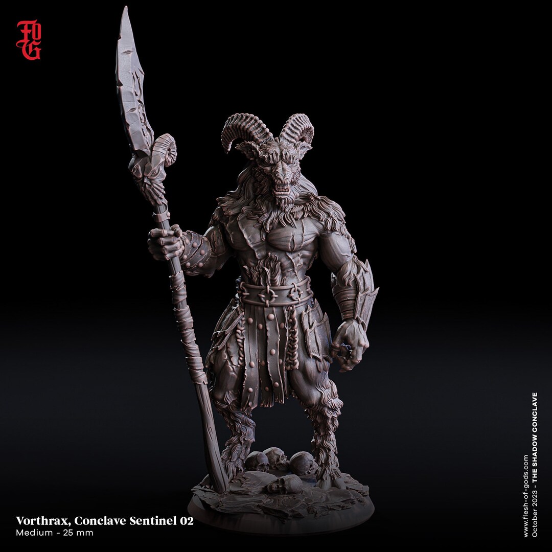 Vorthrax, Conclave Sentinel 02 the Shadow Conclave sculpted by Flesh of ...