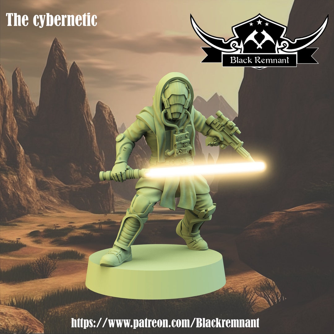 The Cybernetic fan Art by Black Remnant - Etsy