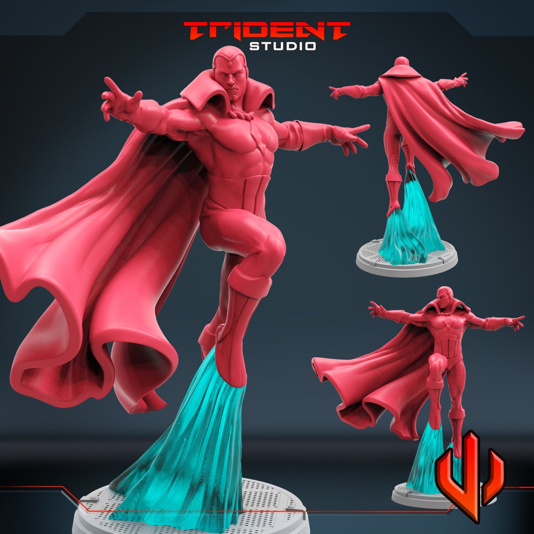 Vision (fan Art Sculpted by Trident Studio) (crisis Protocol Proxy ...