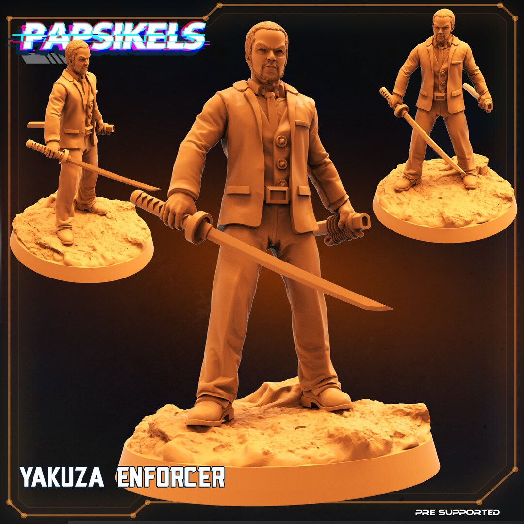 Yakuza Enforcer - Predators Fan Art (sculpted by Papsikels) - Etsy UK