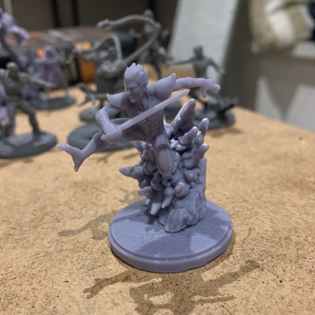 Nightcrawler/ Blue Sulphur Demon 40mm Miniature (sculpted by C27 ...