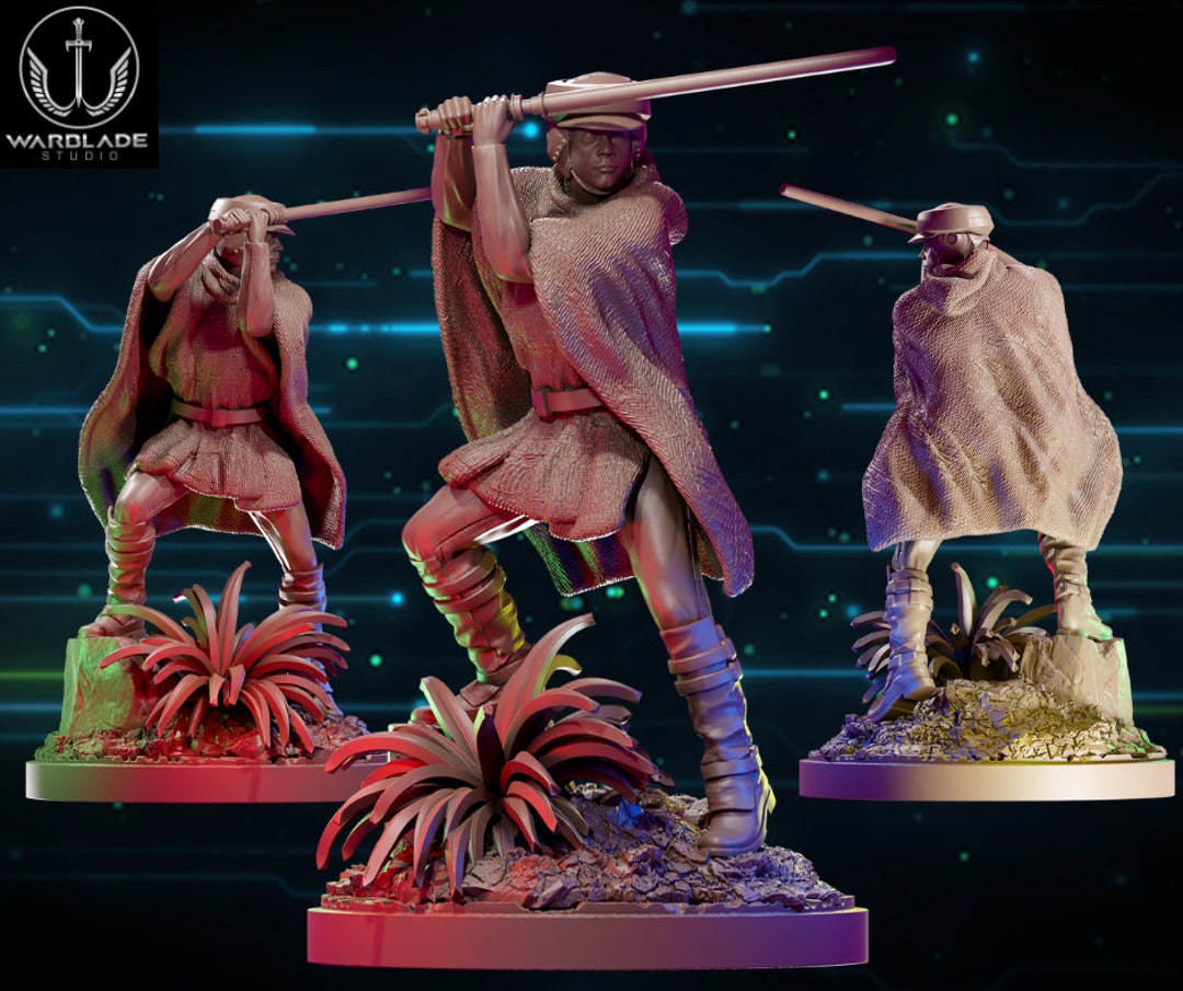 Luke endor Fan Art sculpted by Warblade Studios - Etsy