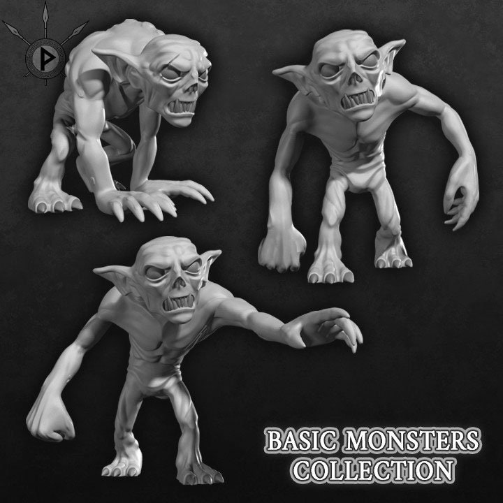 Morlocks Set of 3 by 3DeLucas Resin | Etsy