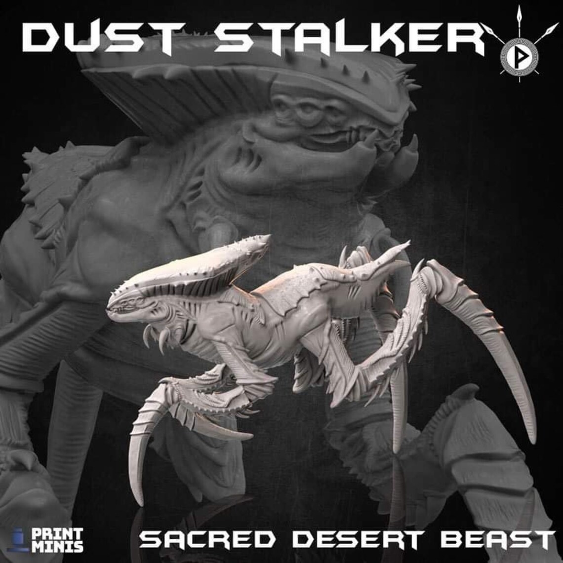 Dust Stalker Giant Alien/monster by Print Minis - Etsy UK