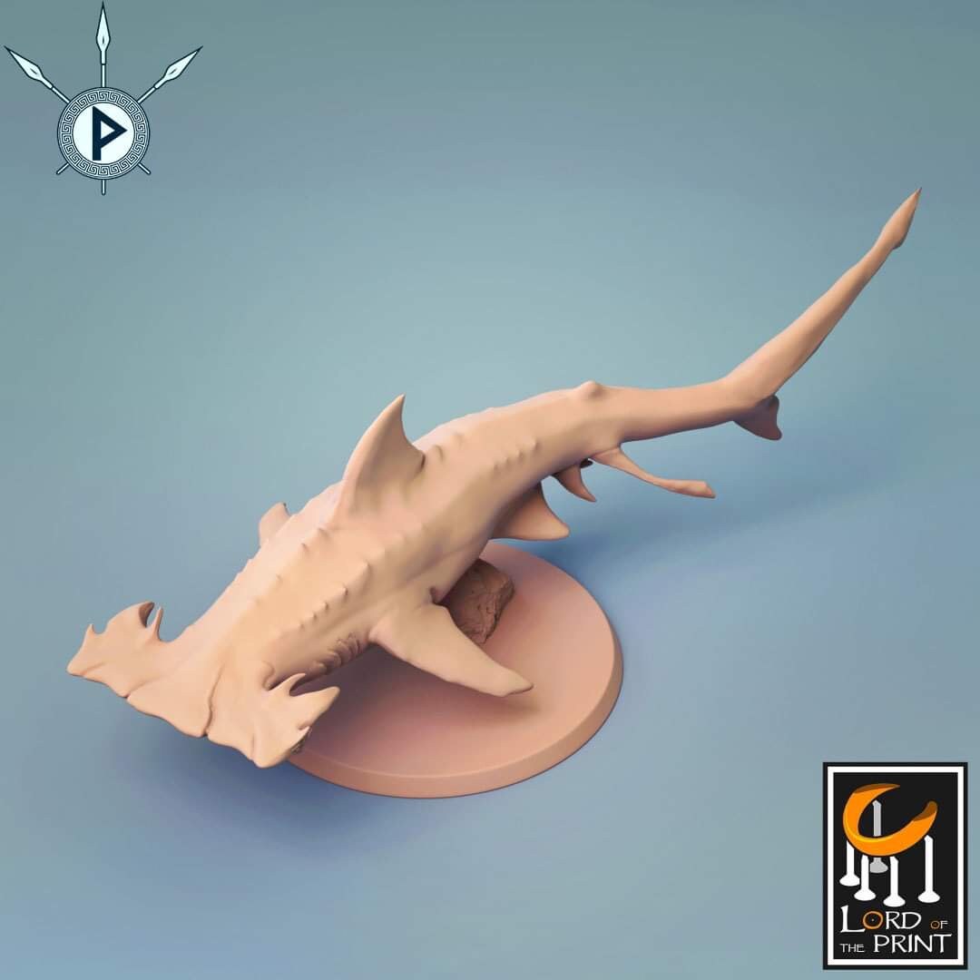 Hammerhead Shark by Rescale Miniatures - Etsy