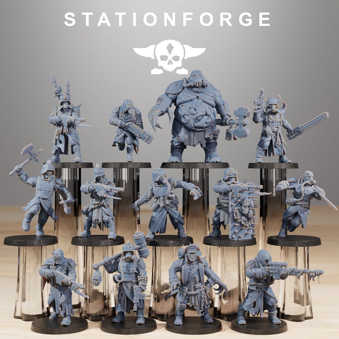 Corrupted Guard - Set of 12 (with Mutant Option) (sculpted by ...