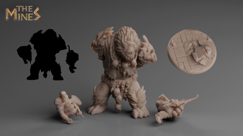 Ogre Dwarf-eater the Mines Flames of War Kickstarter - Etsy UK