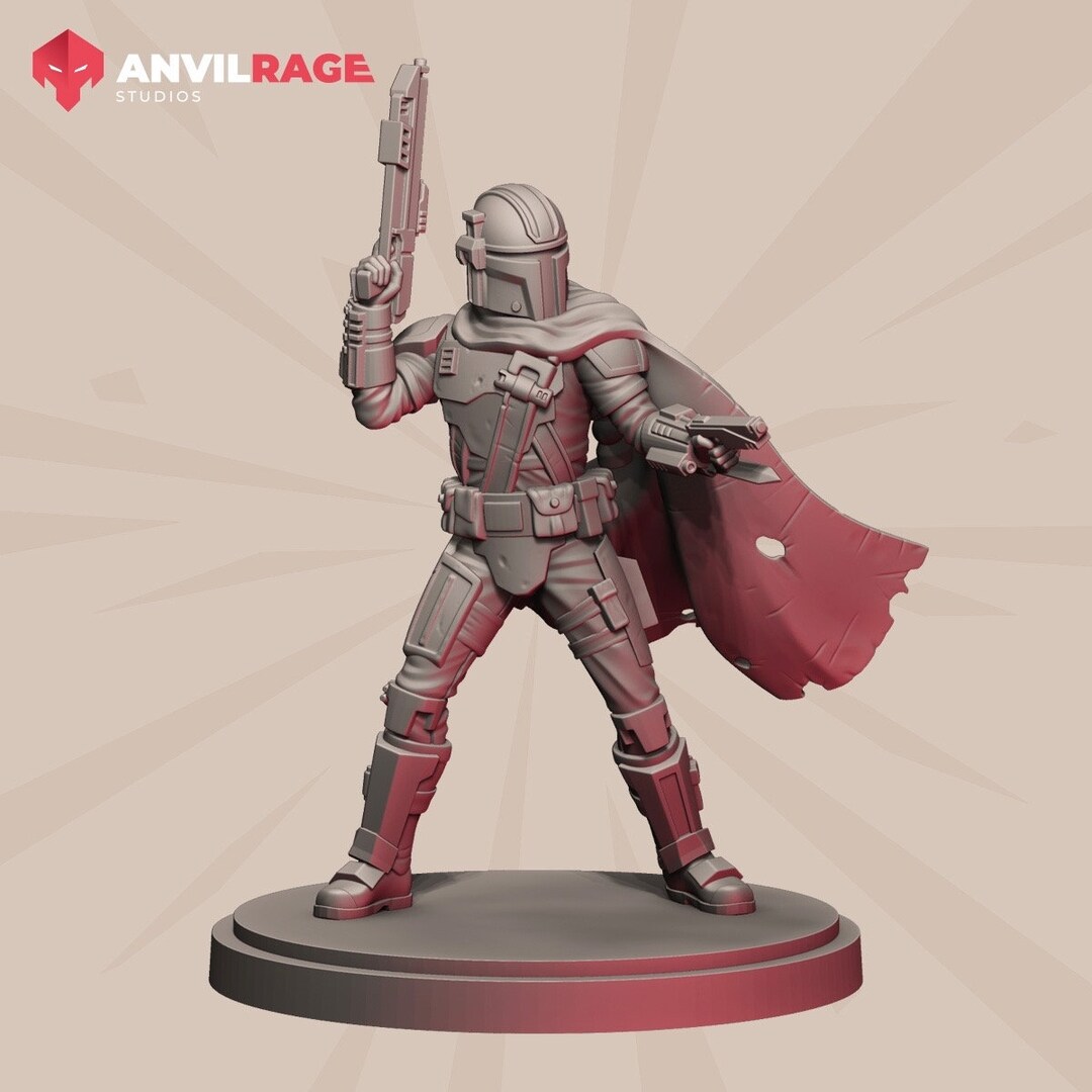 Old Way Mercenary Captain (sculpted by Anvilrage Studios) - Etsy