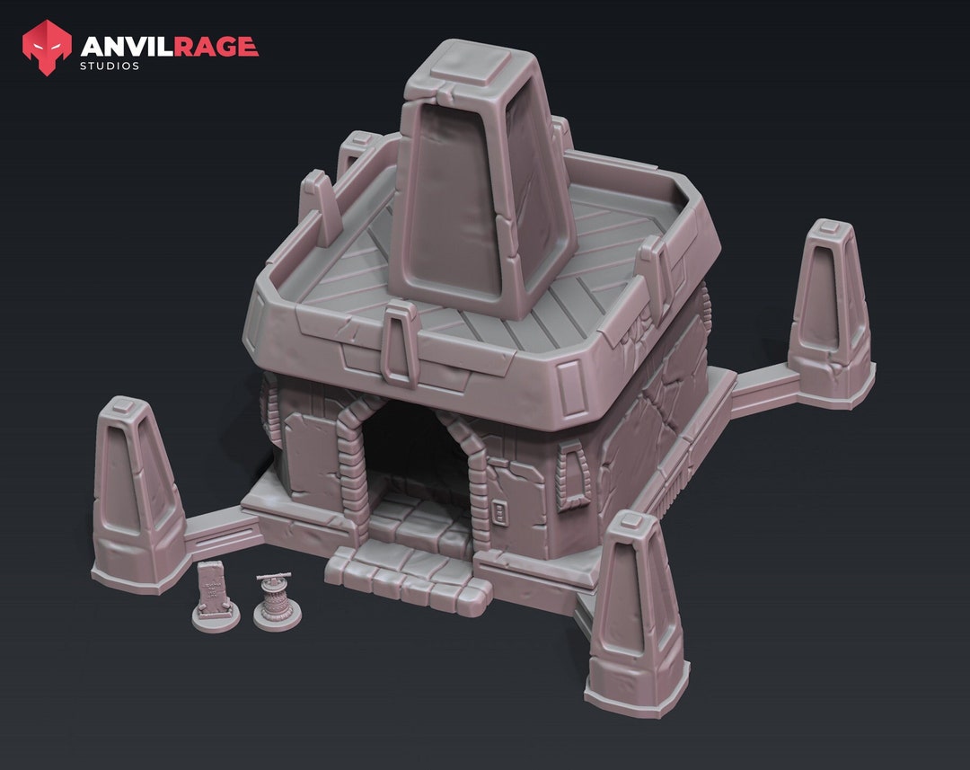 Rebel Hideout - FDM Sci-fi Terrain (sculpted by Anvilrage Studios) - Etsy