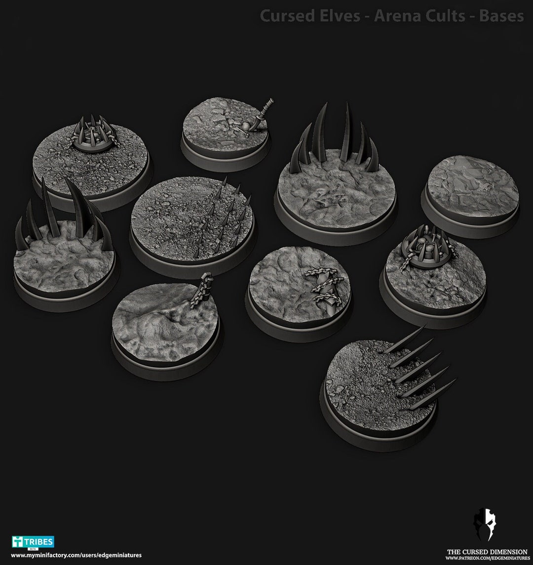 Arena Cult Base Set - Cursed Elves - Set of 10 (sculpted by Edge ...