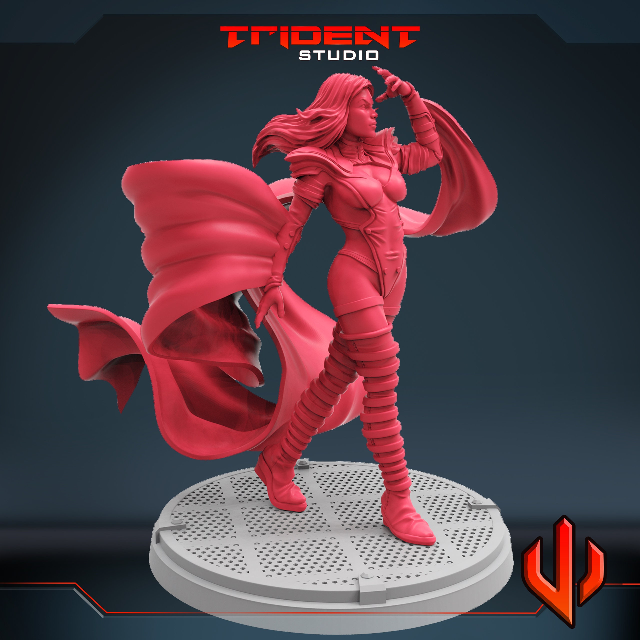 Emma Frost Phoenix Force fan Art Sculpted by Trident Studio - Etsy Canada