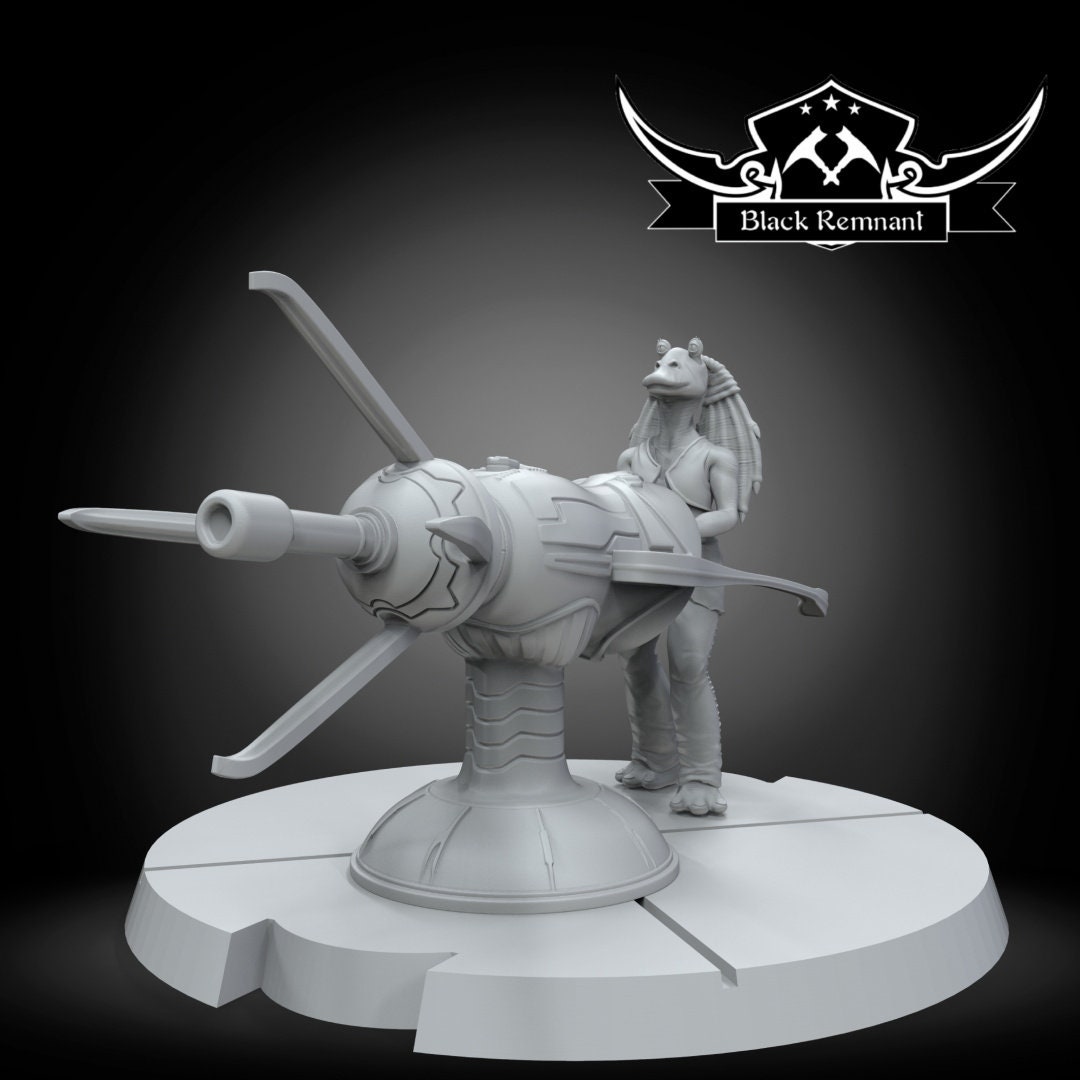 Aquatic Alien Assault Cannon fan Art by Black Remnant - Etsy