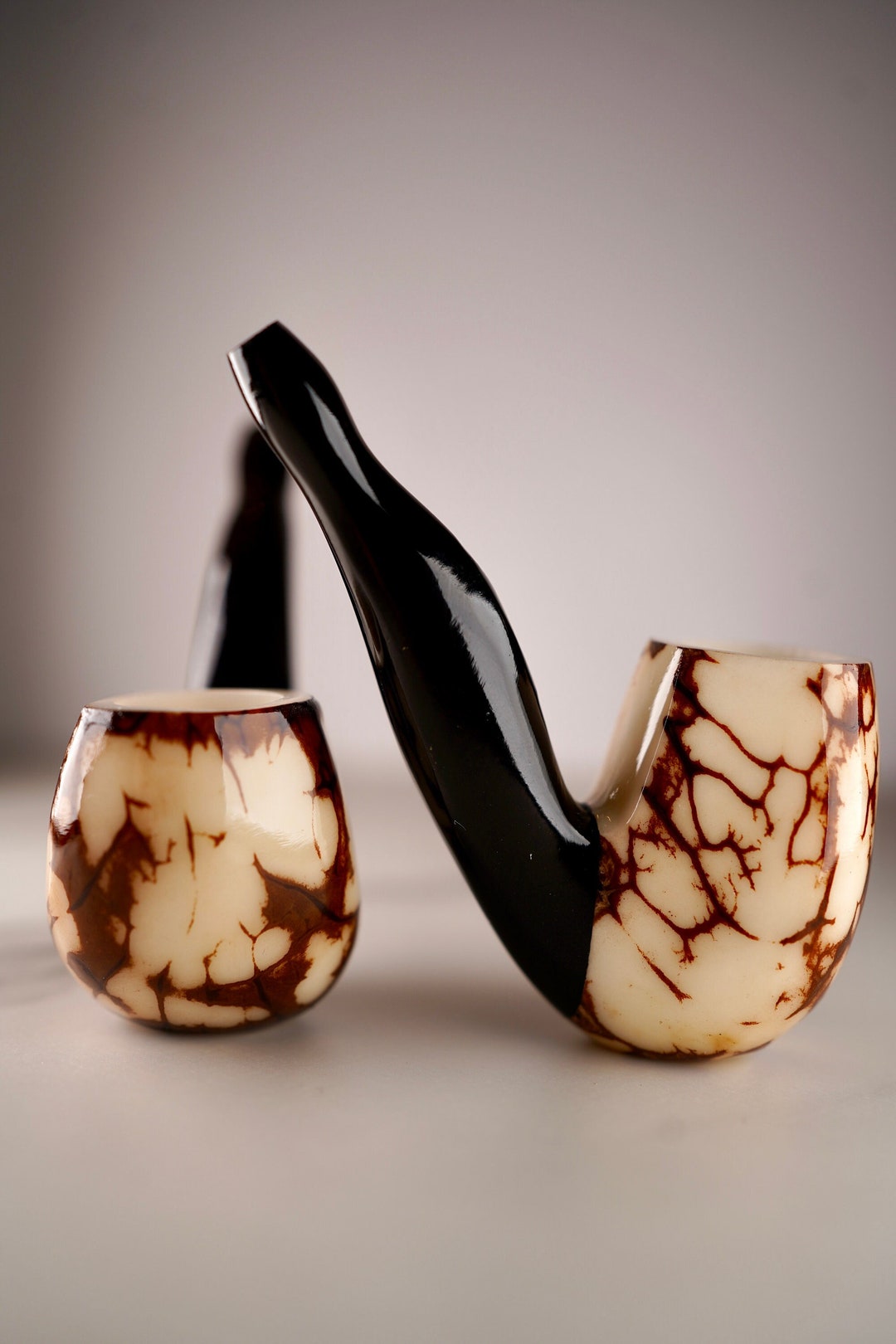 Saxophone Pipe Tagua Pipe Art Smoking Pipe Handmade Smoking Pipe ...