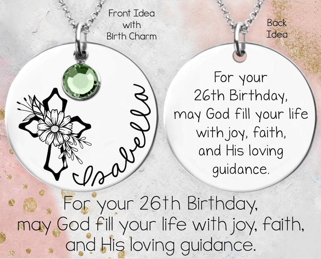 26th Birthday Gift 26th Birthday Gifts 26 Year Old Gift Christian ...