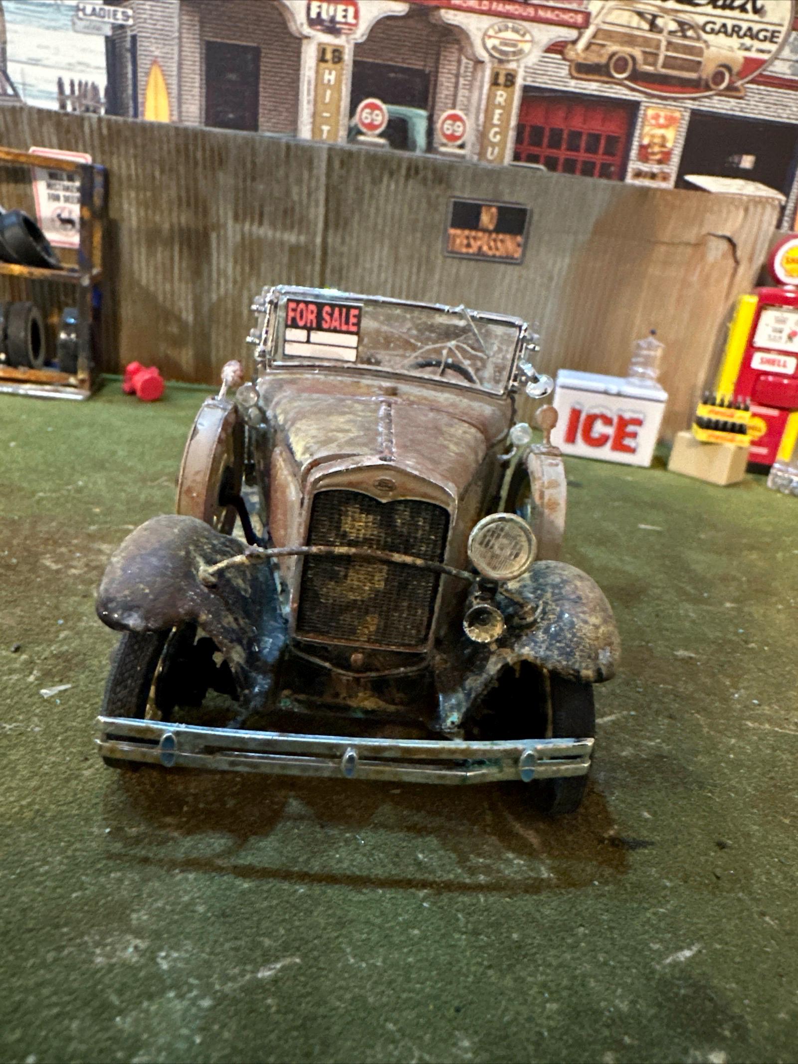 1931 Ford Model A Barn Find Cars 1:24 DIECAST Danbury Mint - Etsy