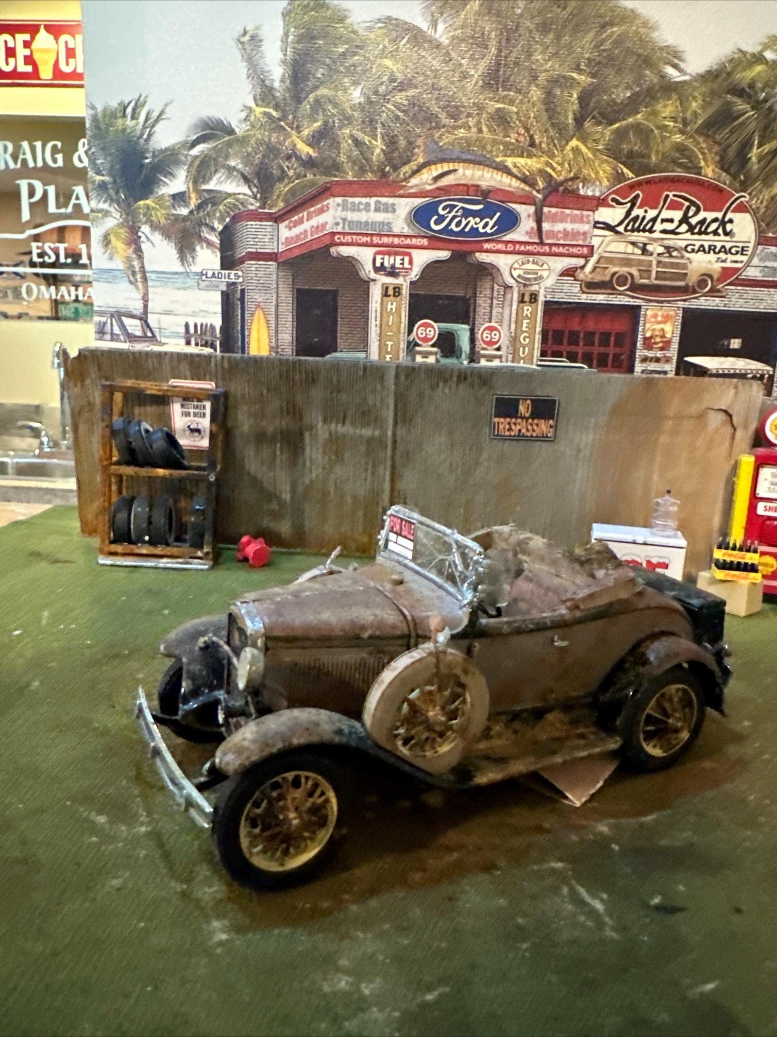 1931 Ford Model A Barn Find Cars 1:24 DIECAST Danbury Mint - Etsy