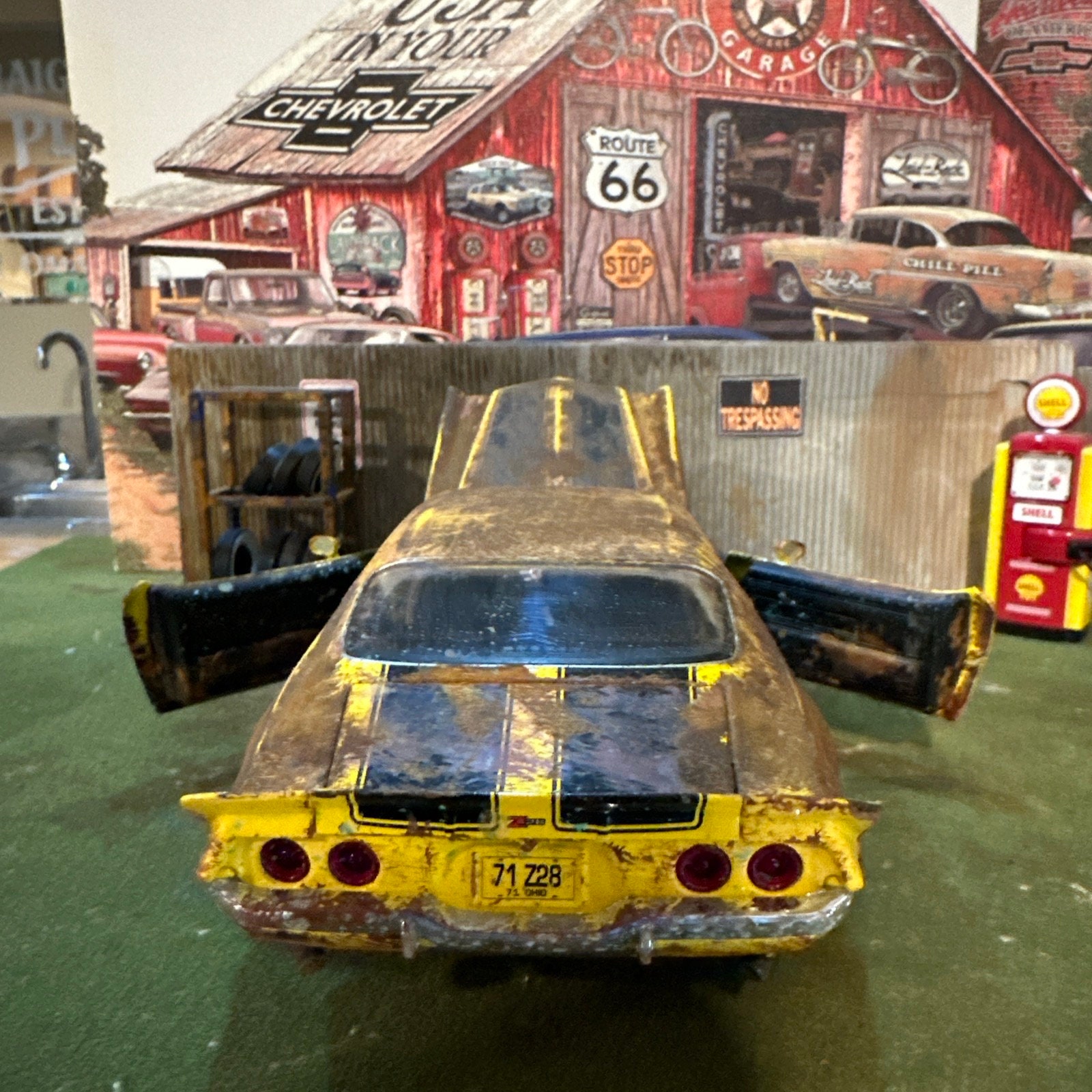 1971 Chevy Camaro Z28 Barn Find Cars 1:18 DIECAST - Etsy