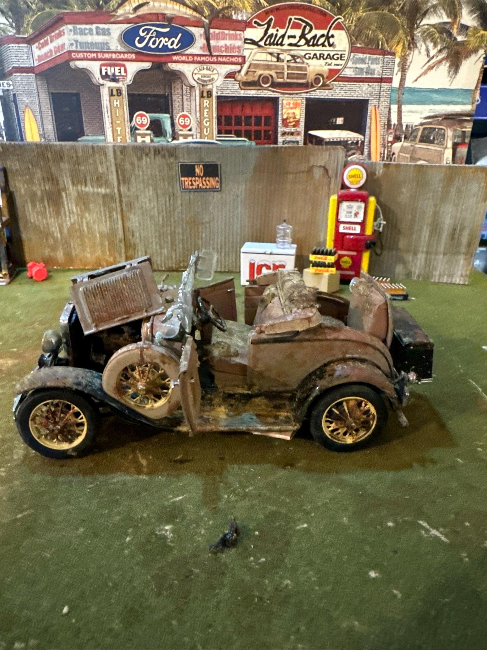 1931 Ford Model A Barn Find Cars 1:24 DIECAST Danbury Mint - Etsy