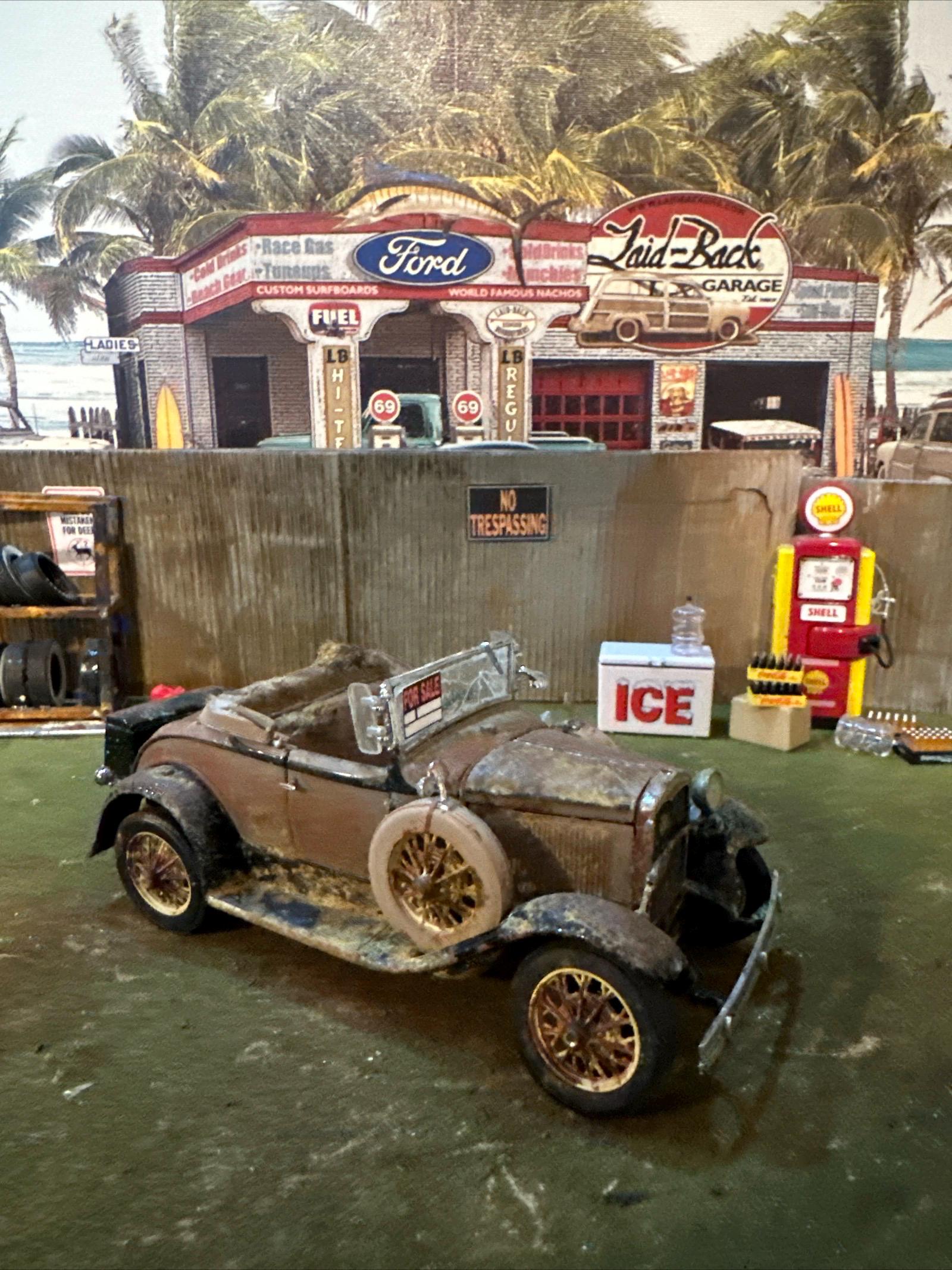 1931 Ford Model A Barn Find Cars 1:24 DIECAST Danbury Mint - Etsy