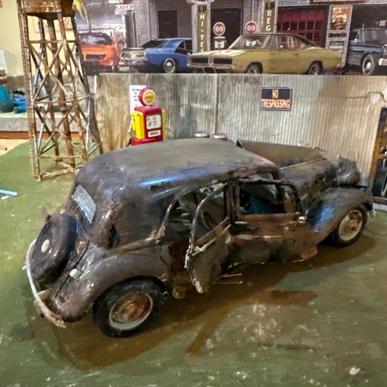 1952 Citroen T/A- Barn Find Cars - 1:18 DIECAST - Vietnam Relic - Etsy