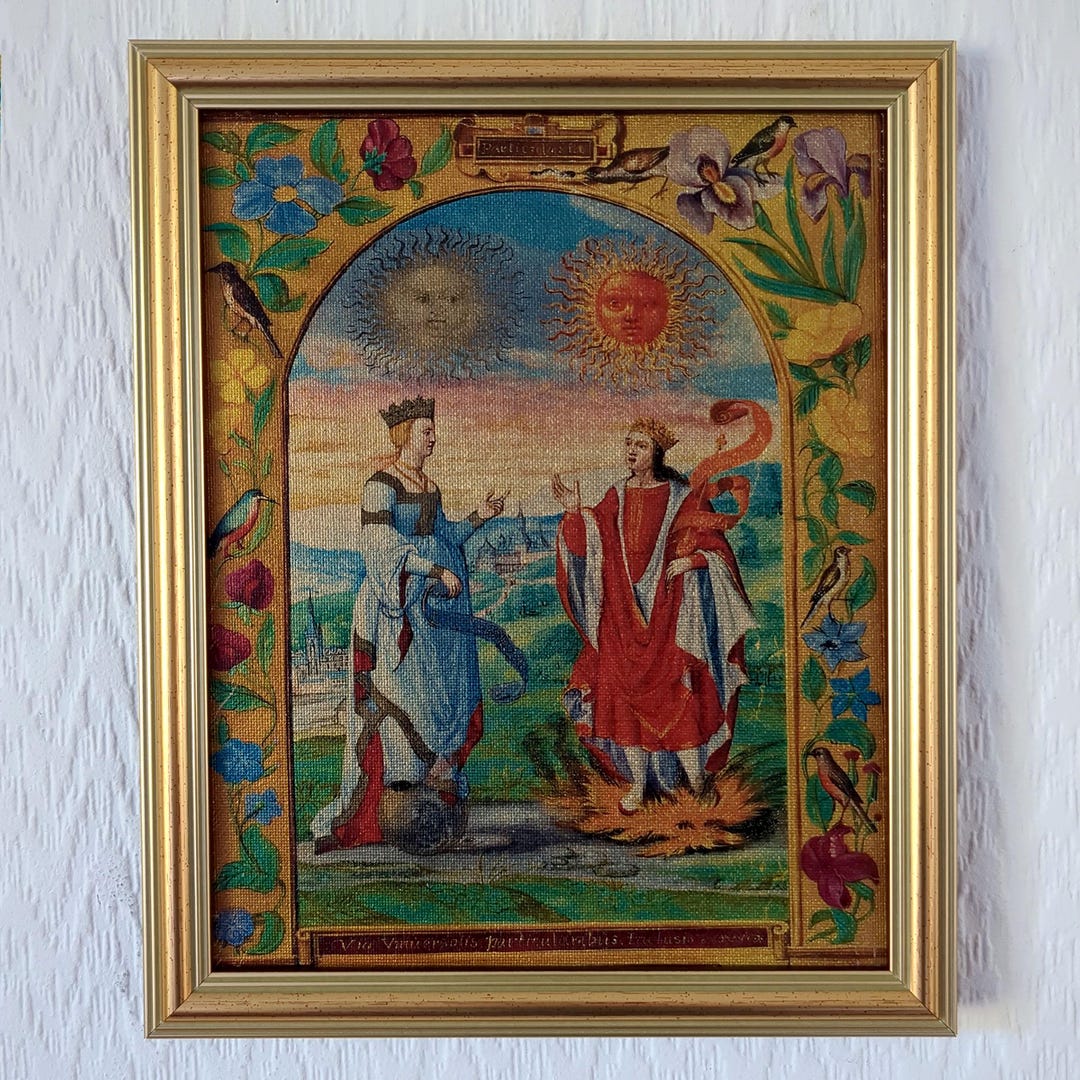 Solar King & Lunar Queen Conjunction | Splendor Solis | Salomon ...