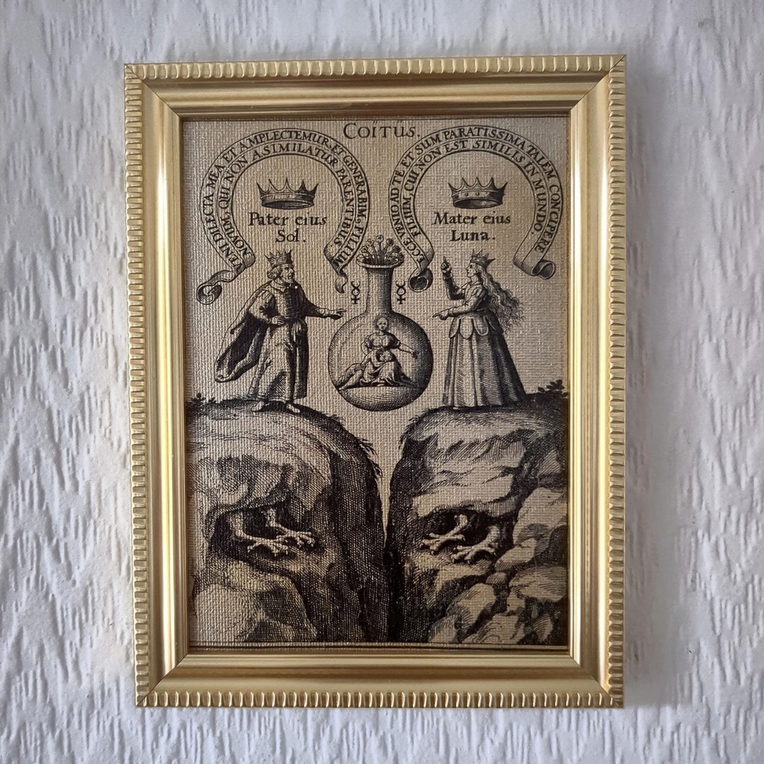 Solar King & Lunar Queen With Divine Child | Johann Daniel Mylius, 1628 ...